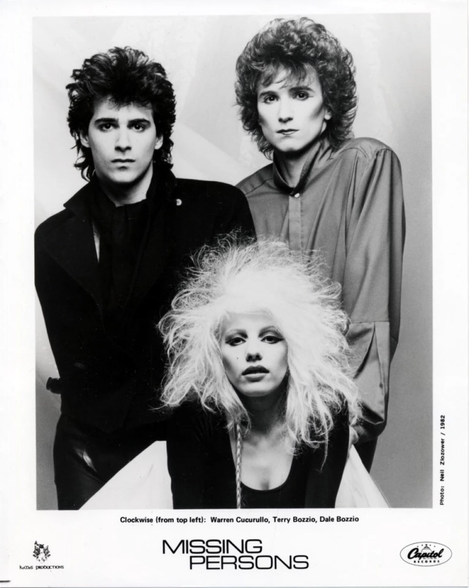 Missing Persons Vintage Concert Photo Promo Print, 1982 at Wolfgang's