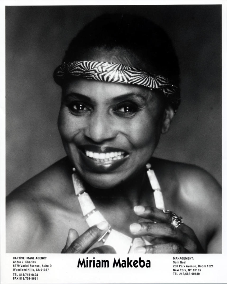 Miriam Makeba Vintage Concert Photo Promo Print at Wolfgang's