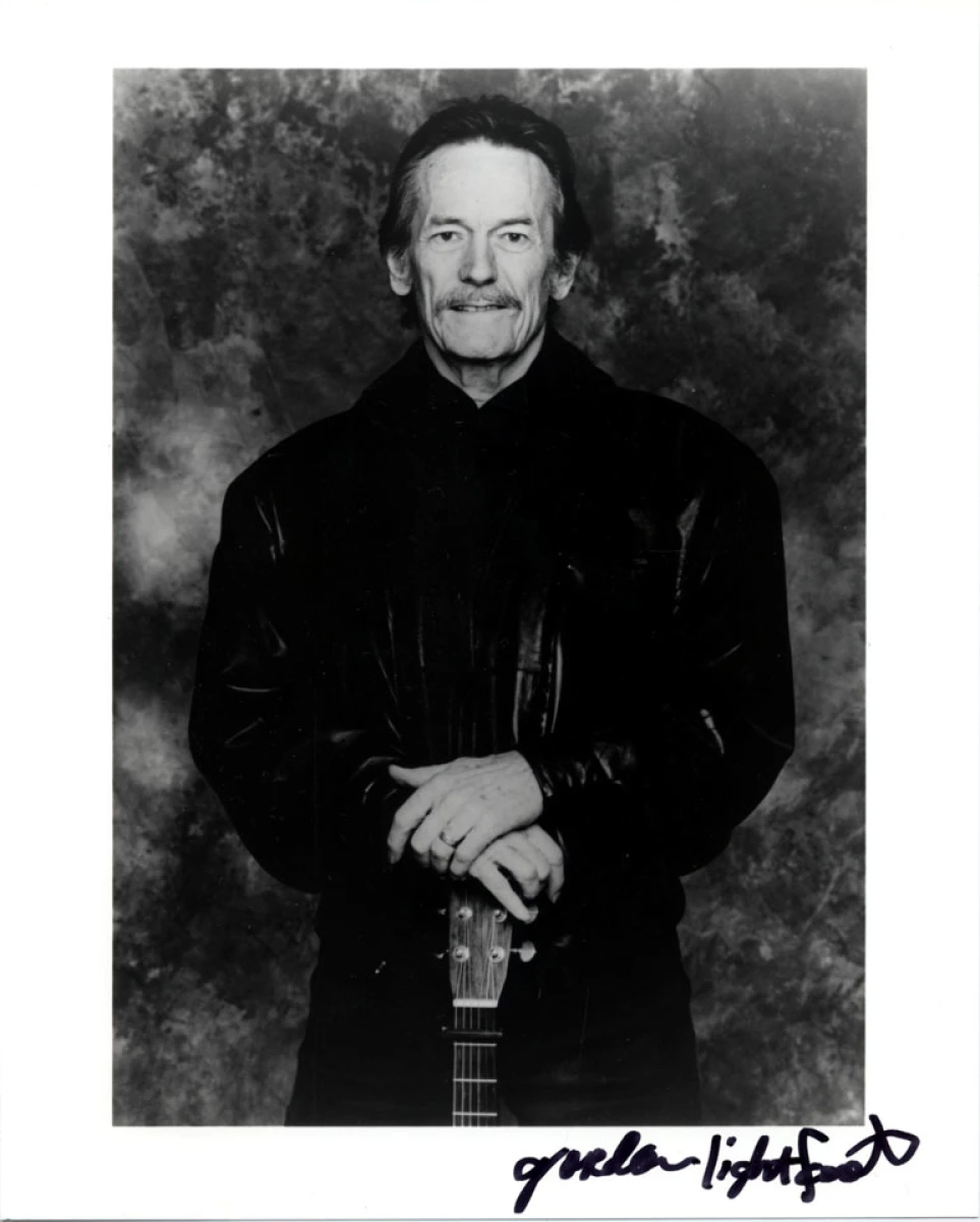 Gordon Lightfoot Vintage Concert Photo Promo Print at Wolfgang's
