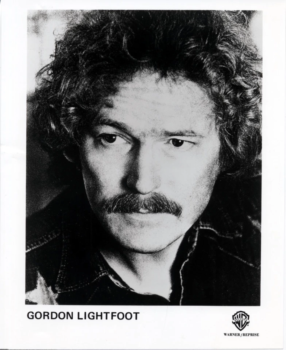 Gordon Lightfoot Vintage Concert Photo Promo Print at Wolfgang's