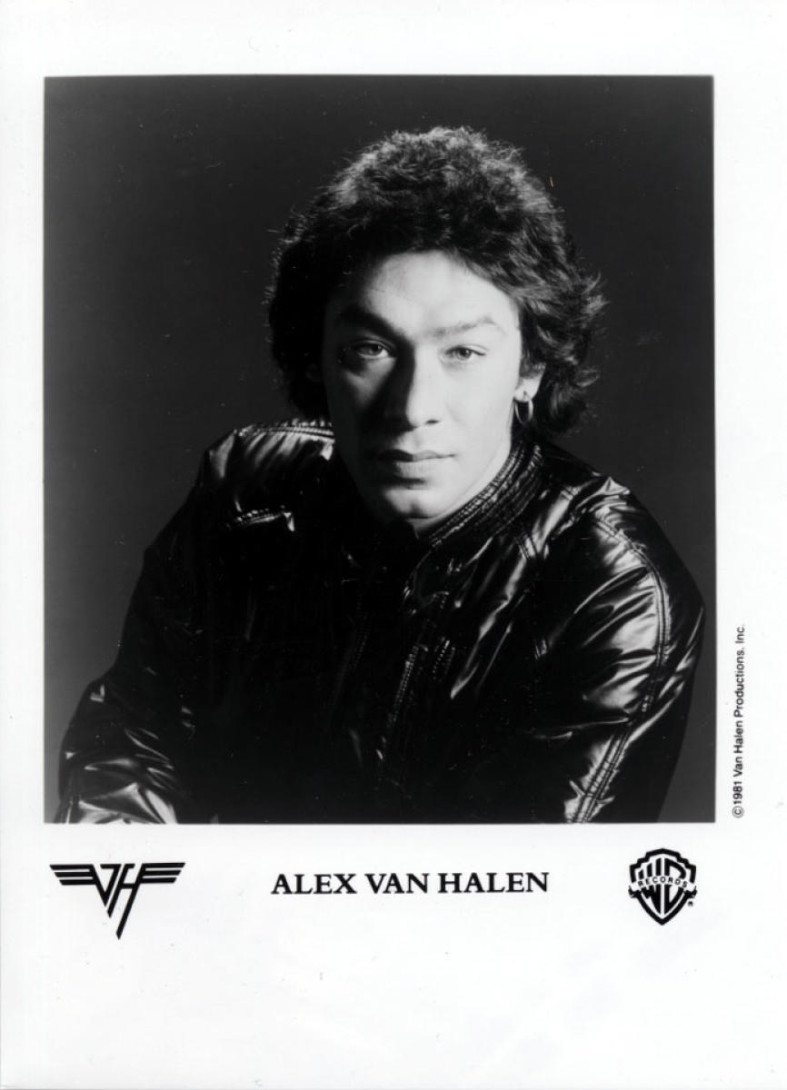 Alex Van Halen Vintage Concert Photo Promo Print, 1981 at Wolfgang's