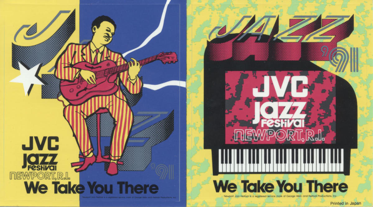 JVC Jazz Festival Sticker, 1991 at Wolfgang's