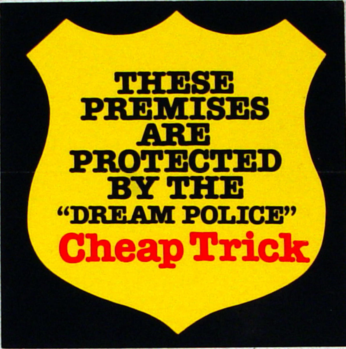 Cheap Trick Sticker at Wolfgang's