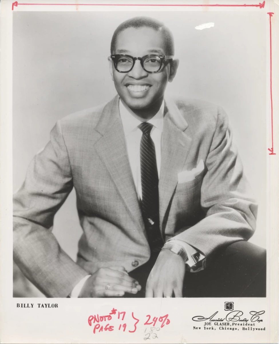 Billy Taylor Vintage Concert Photo Promo Print at Wolfgang's