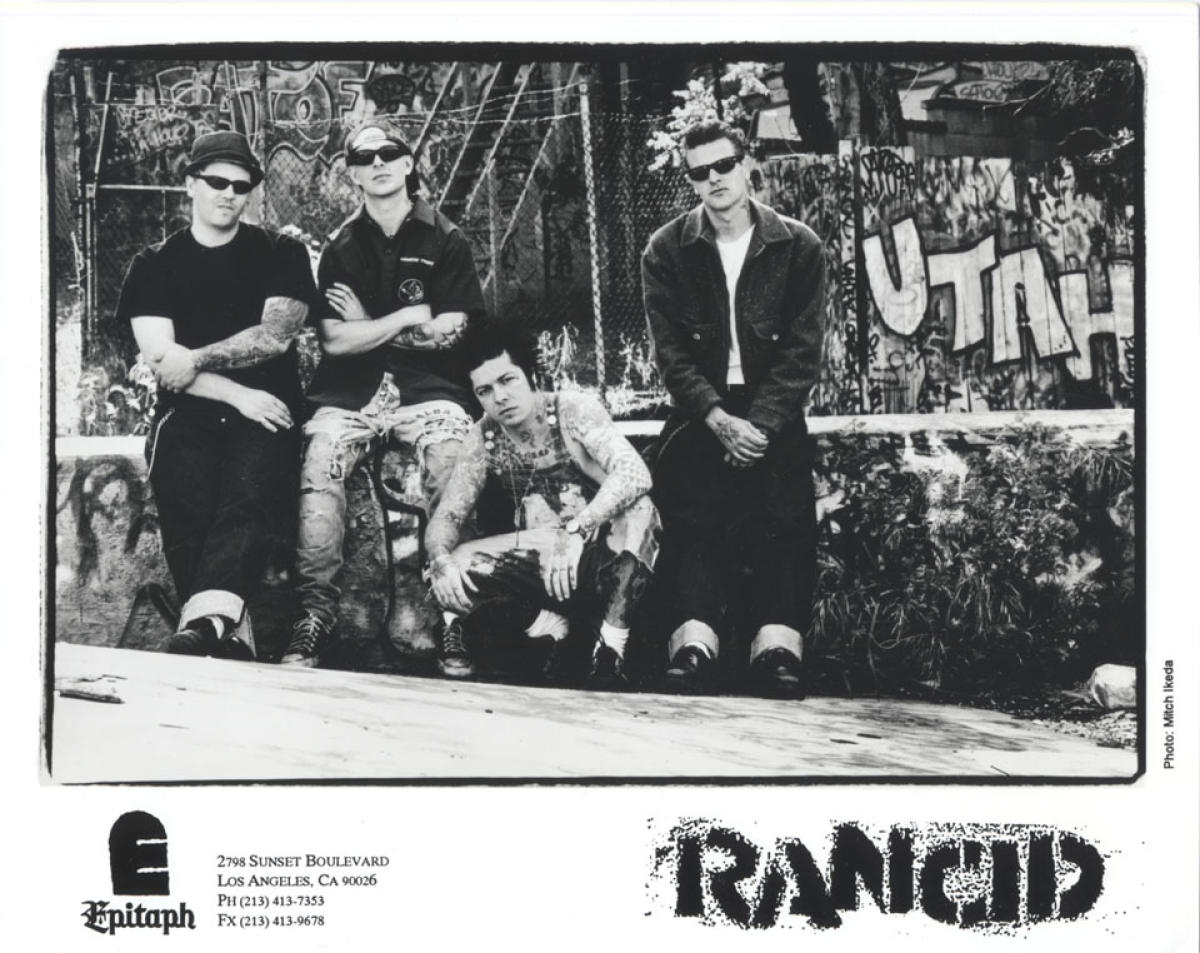 Rancid Vintage Concert Photo Promo Print at Wolfgang's