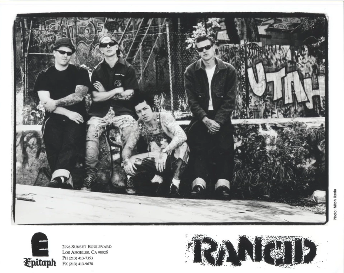 Rancid Vintage Concert Photo Promo Print at Wolfgang's