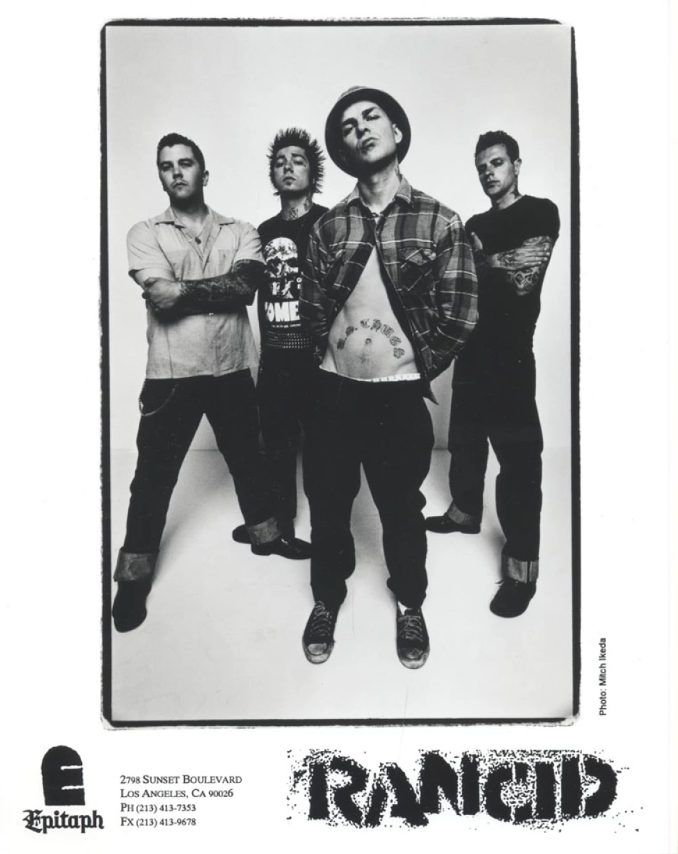 Rancid Vintage Concert Photo Promo Print at Wolfgang's