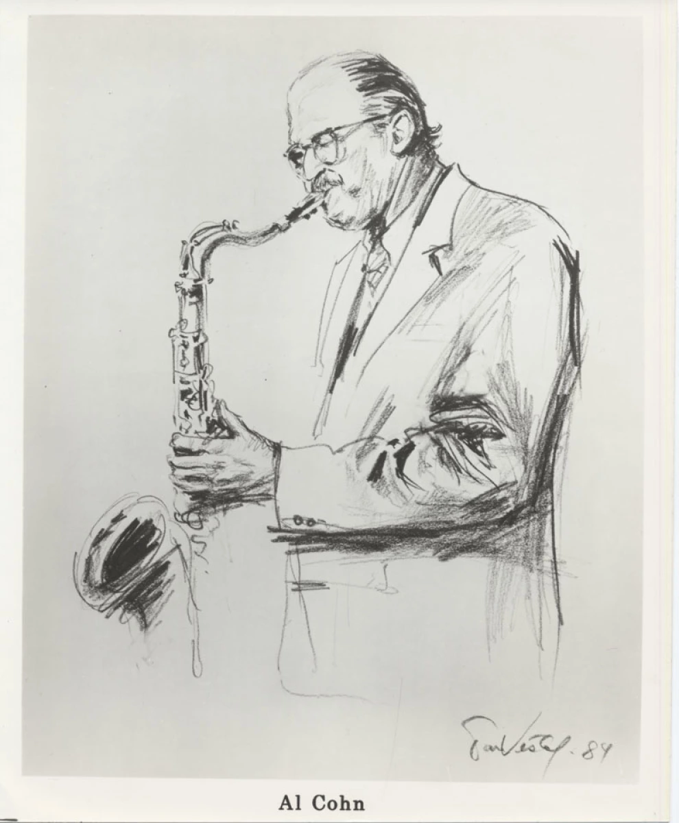 Al Cohn Vintage Concert Photo Promo Print at Wolfgang's