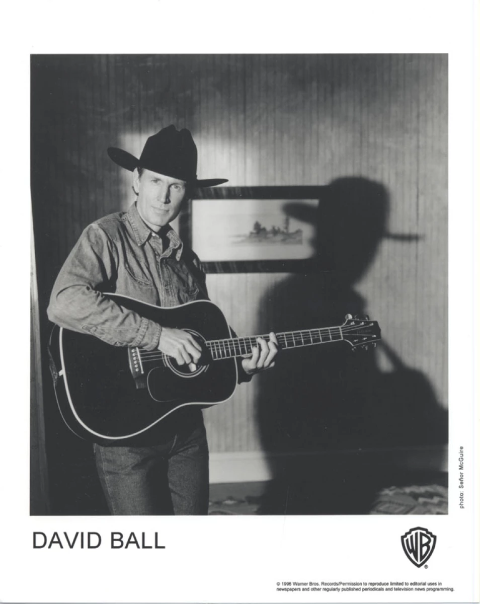 David Ball Vintage Concert Photo Promo Print, 1996 at Wolfgang's