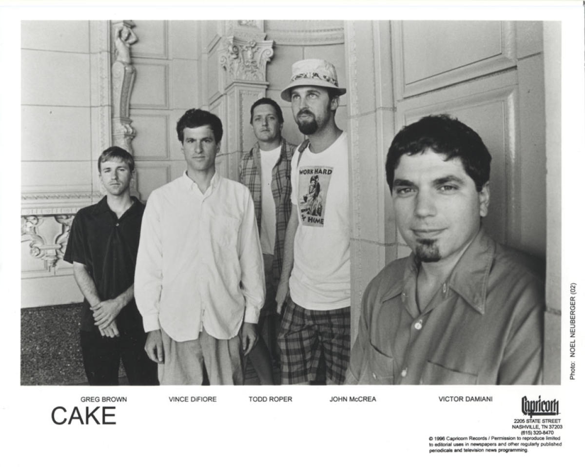 Cake Vintage Concert Photo Promo Print, 1996 at Wolfgang's