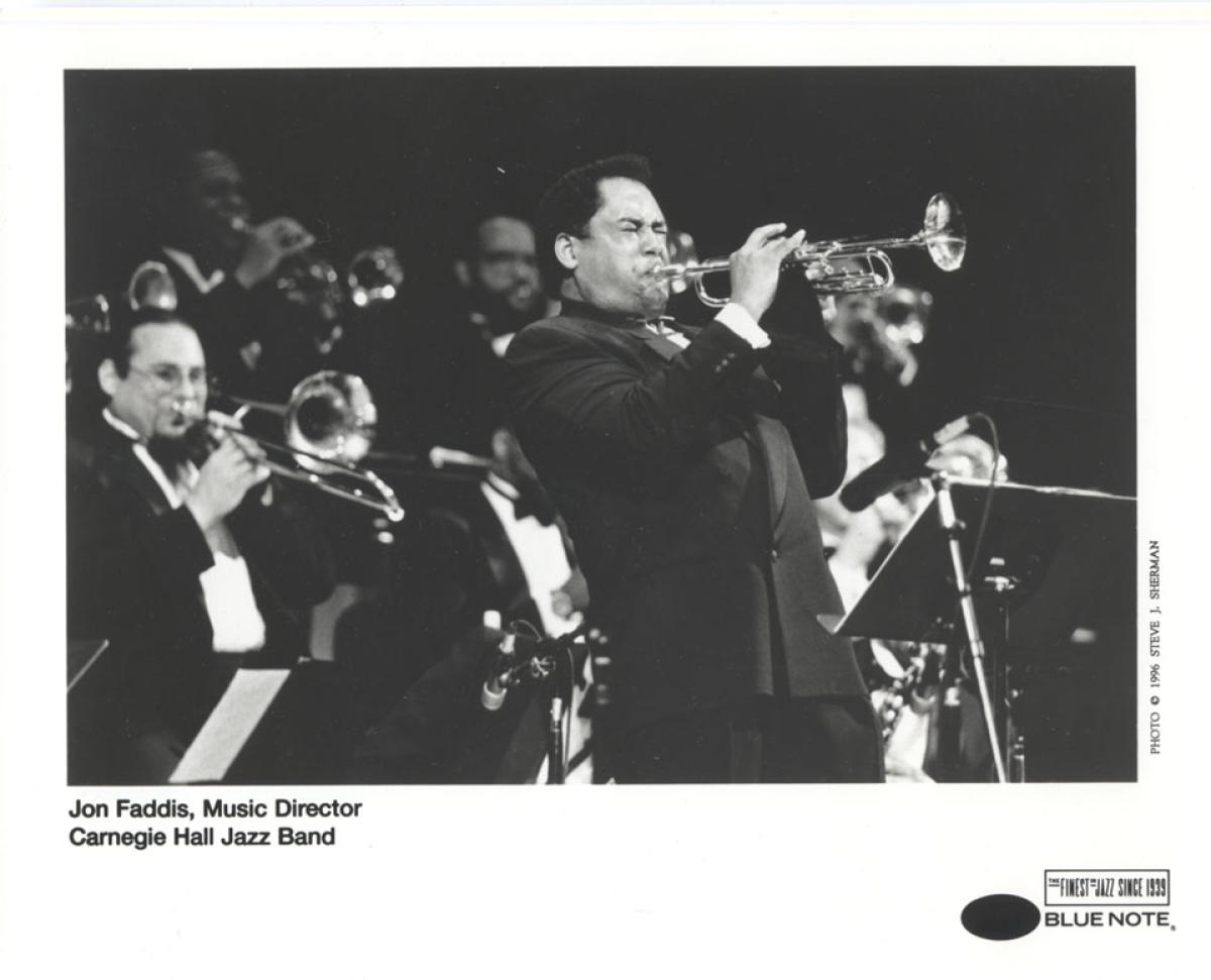 Jon Faddis Vintage Concert Photo Promo Print, 1996 at Wolfgang's