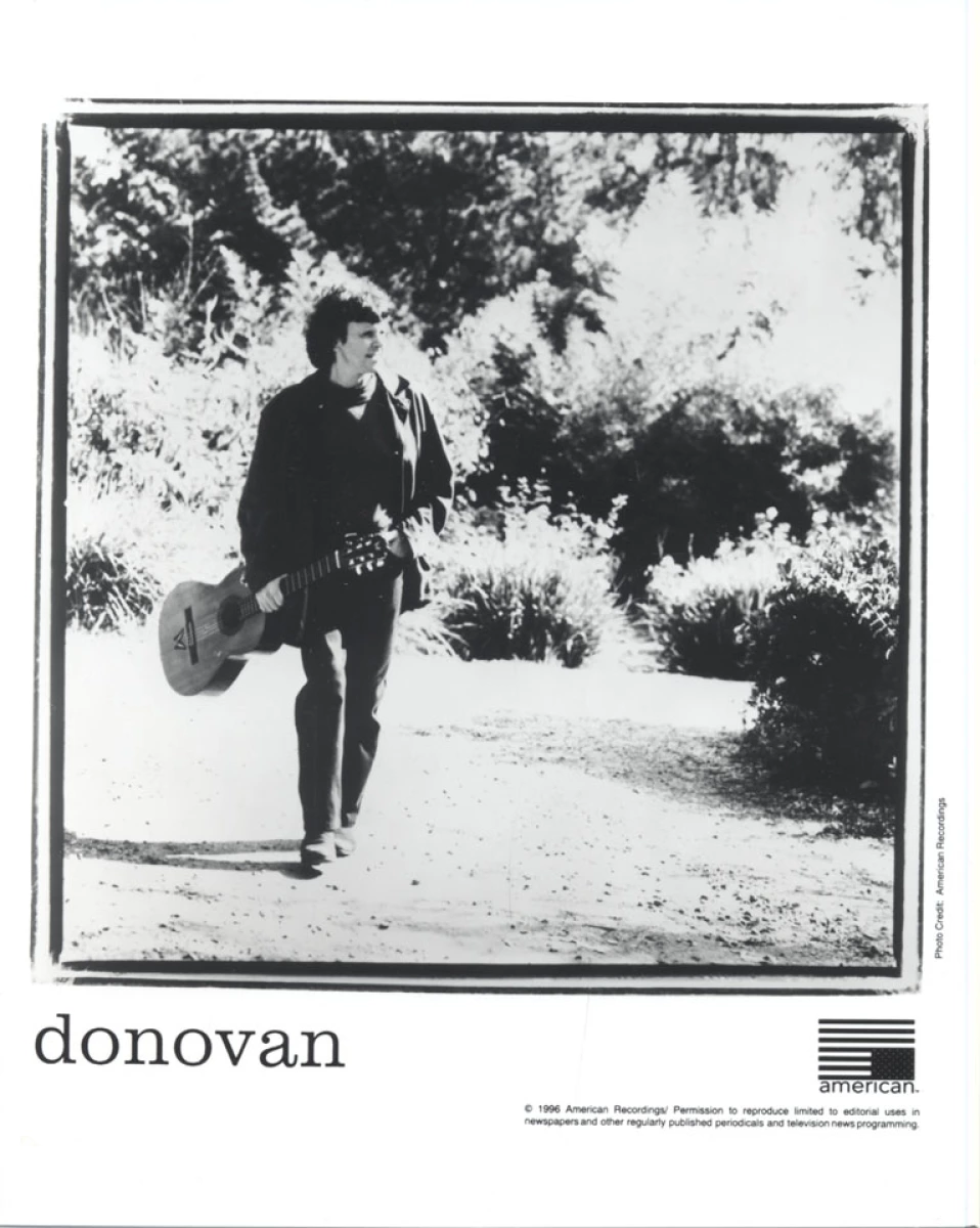 Donovan Vintage Concert Photo Promo Print, 1996 at Wolfgang's