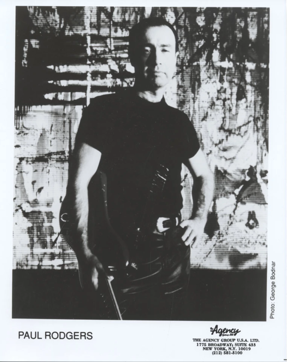 Paul Rodgers Vintage Concert Photo Promo Print at Wolfgang's