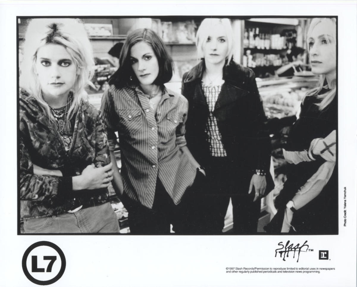 L7 Vintage Concert Photo Promo Print, 1997 at Wolfgang's