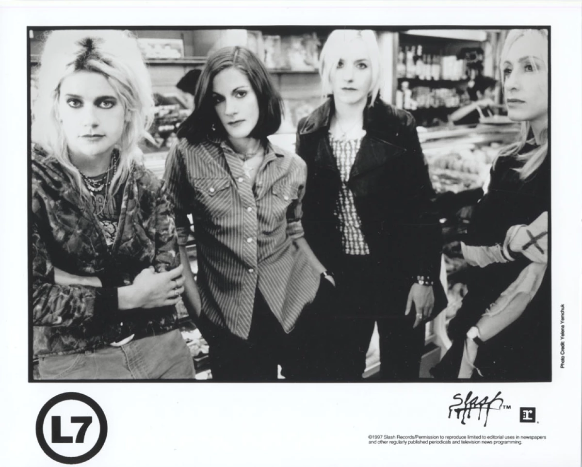 L7 Vintage Concert Photo Promo Print, 1997 at Wolfgang's