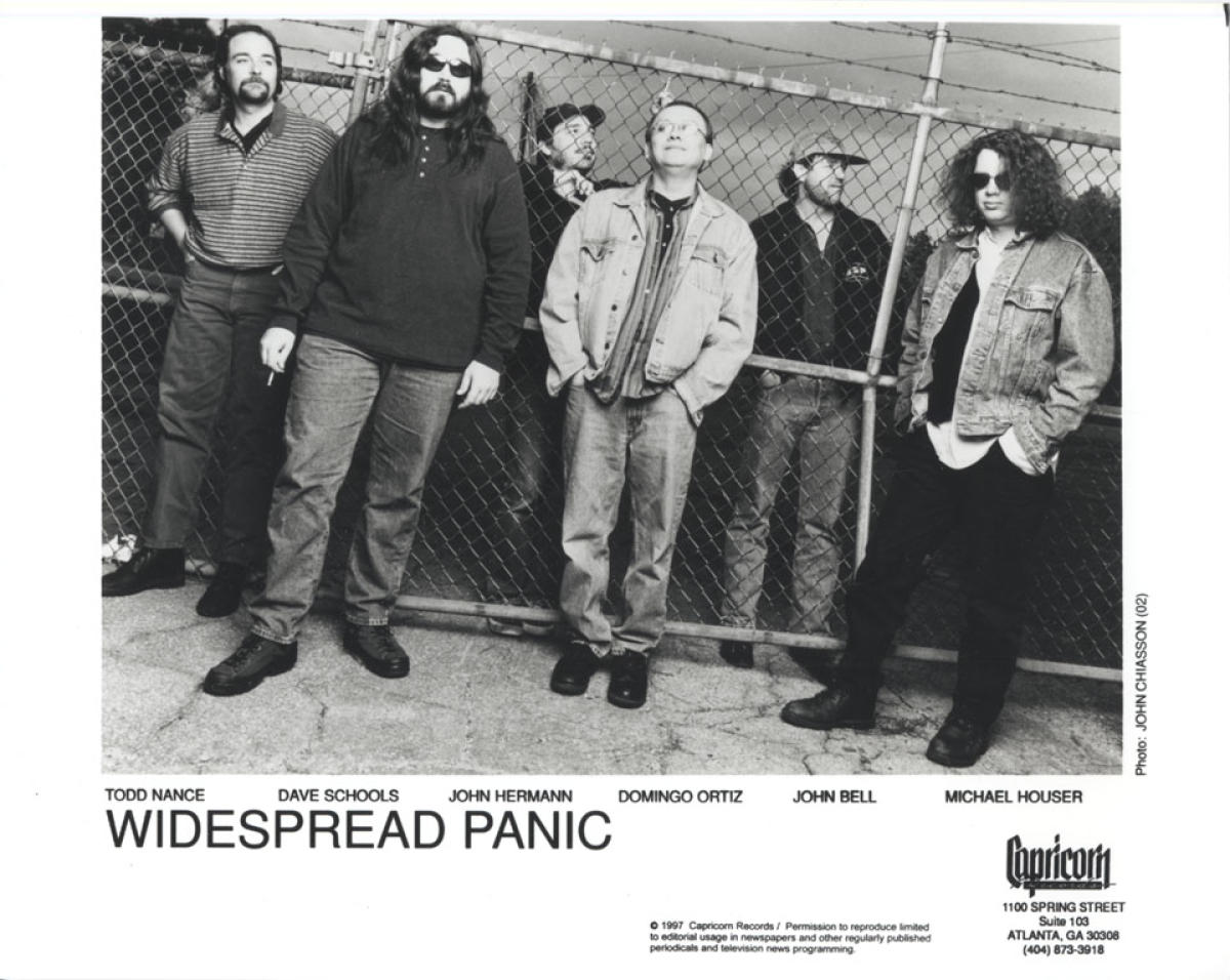 Widespread Panic Vintage Concert Photo Promo Print, 1997 at Wolfgang's