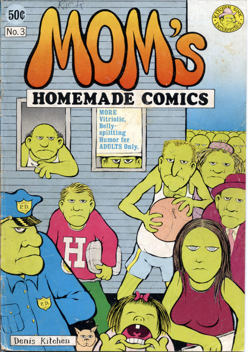 Kitchen Sink: Mom's Homemade Comics No. 3 Vintage Comic, 1971 at Wolfgang's