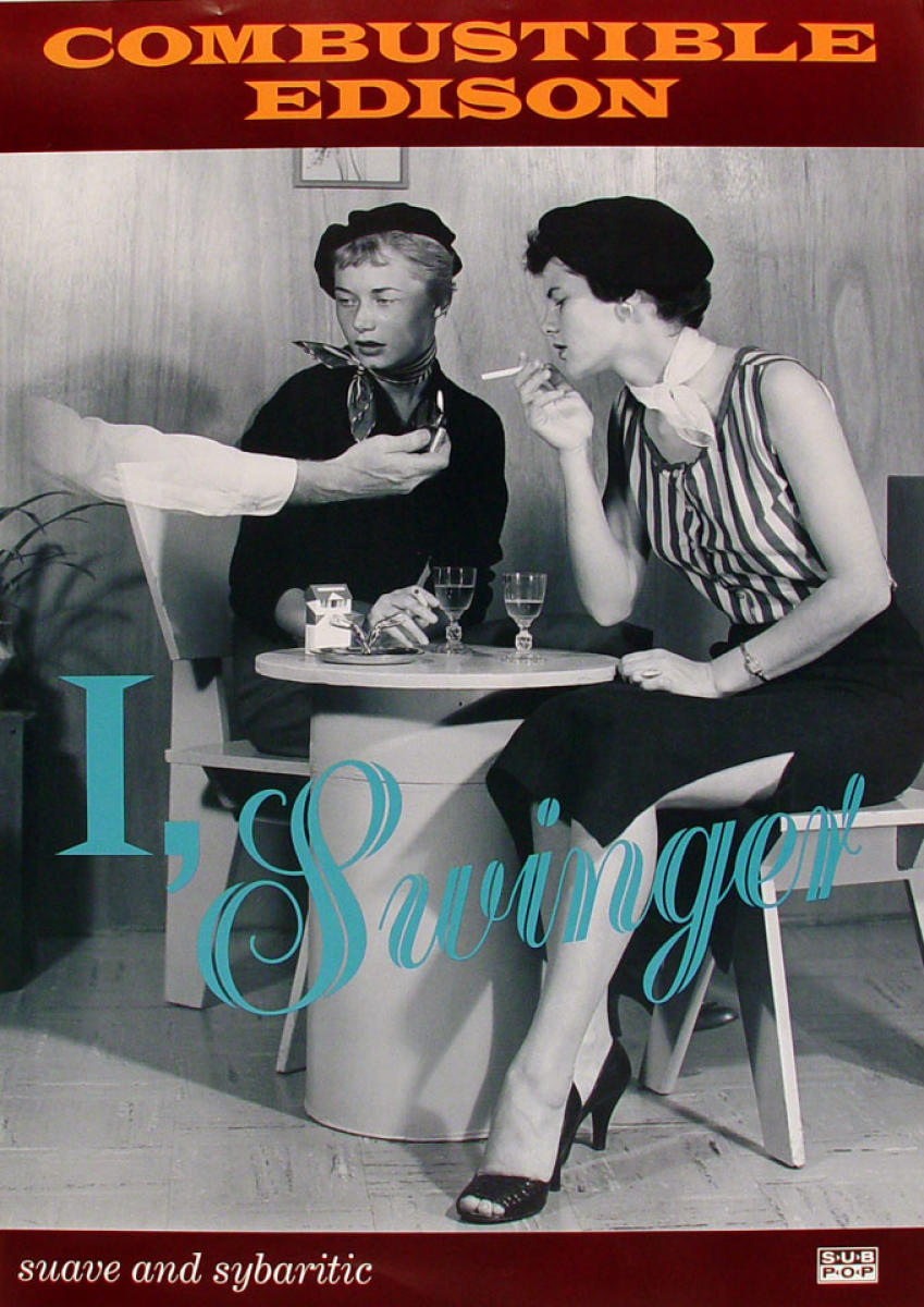 Combustible Edison Vintage Concert Poster, 1994 at Wolfgang's