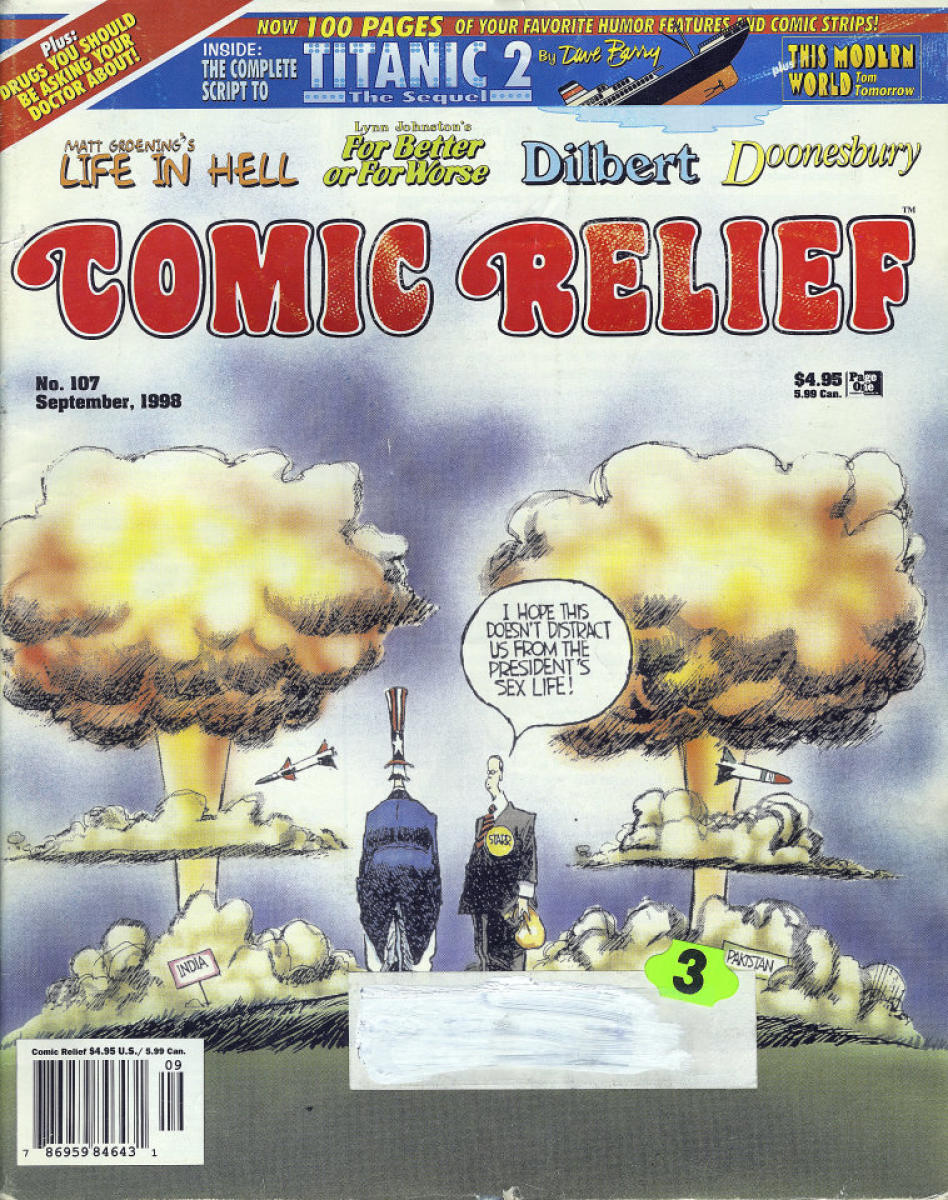 Comic Relief Vol. 10 No. 107 Vintage Comic, 1998 at Wolfgang's