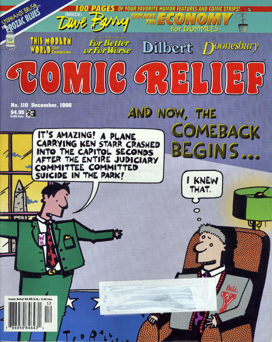 Comic Relief Vol. 10 No. 110 Vintage Comic, 1998 at Wolfgang's