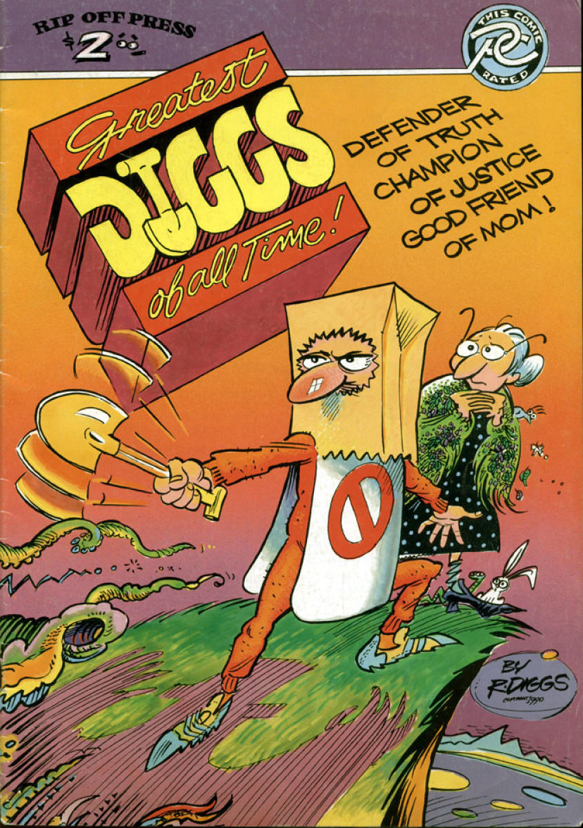 Rip Off Press: Greatest Diggs of all Time! Vintage Comic, 1991 at ...