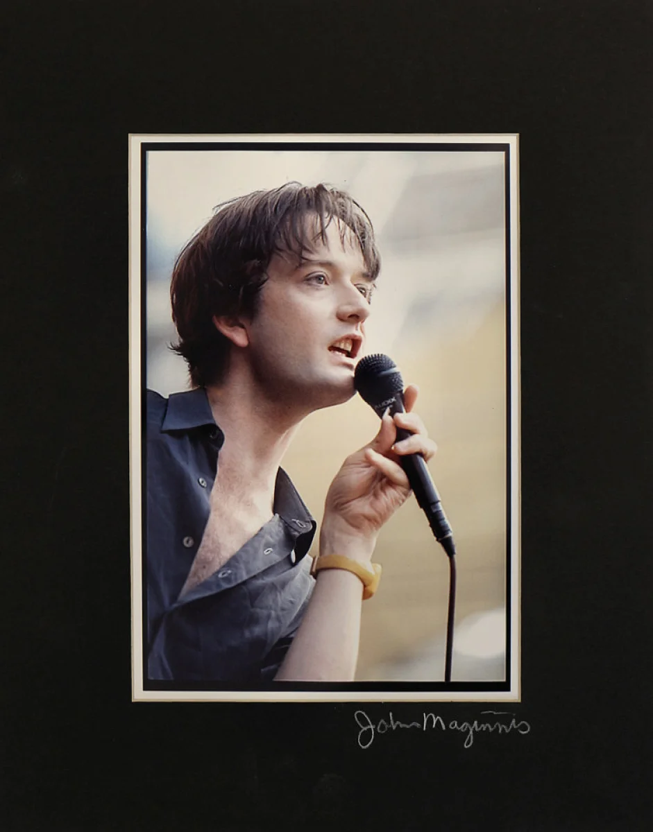 Jarvis Cocker Vintage Concert Photo Fine Art Print at Wolfgang's