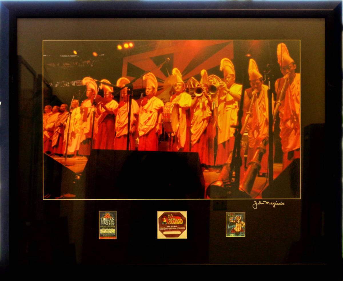 The Gyuto Monks Vintage Concert Photo Framed Fine Art Print from NHK ...
