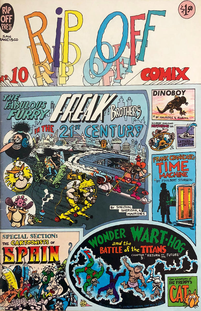 Rip Off Press: Rip Off Comix #10 Vintage Comic, 1987 at Wolfgang's