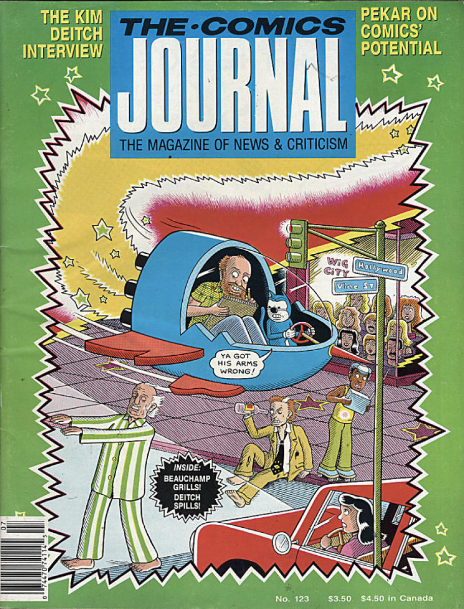 Fantagraphics: The Comics Journal #123 | July 1988 at Wolfgang's