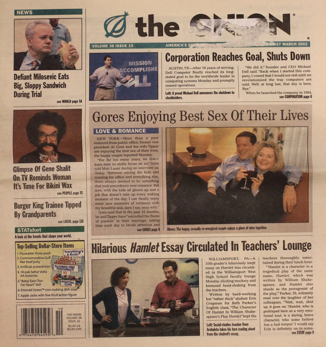 The Onion | May 27, 2002 at Wolfgang's