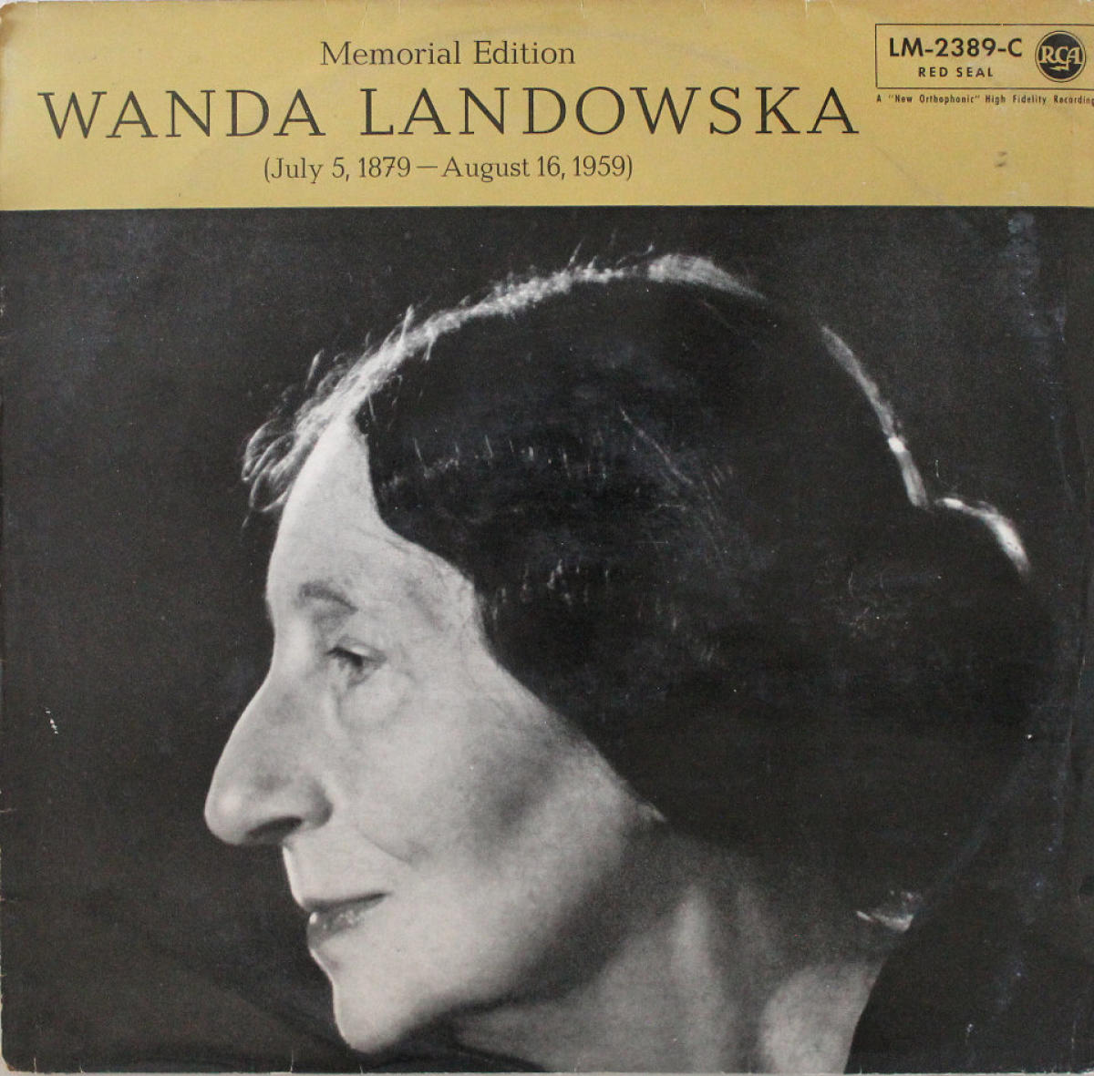 Wanda Landowska Vinyl 12", 1959 at Wolfgang's