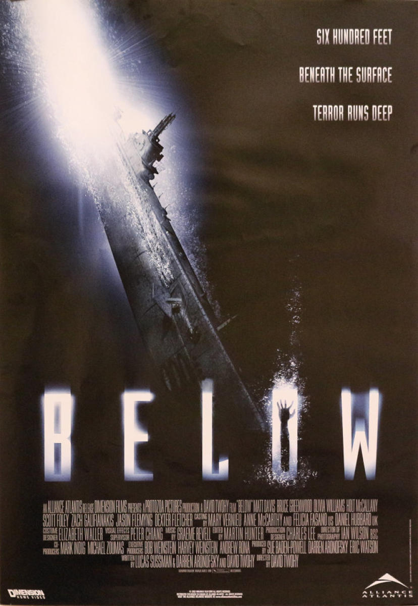 Below Vintage Concert Poster, Oct 18, 2002 at Wolfgang's