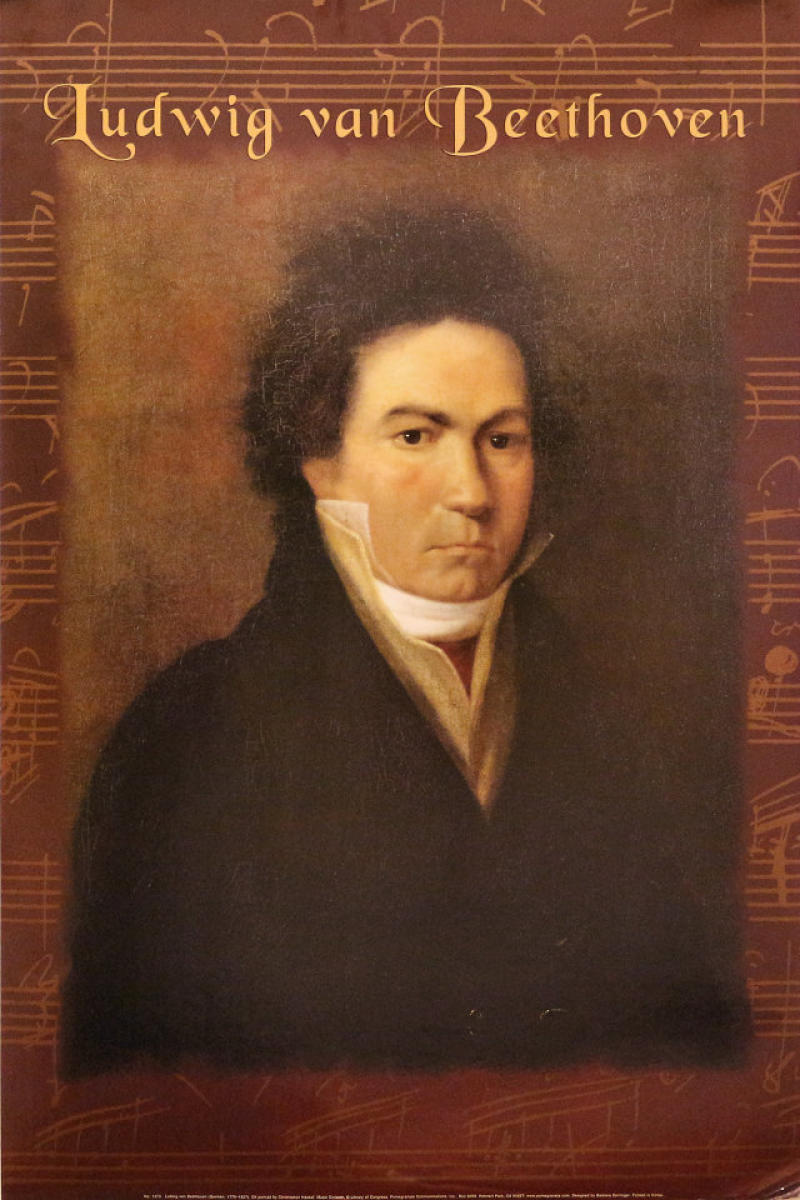 Ludwig Van Beethoven Vintage Concert Poster, 2000 at Wolfgang's
