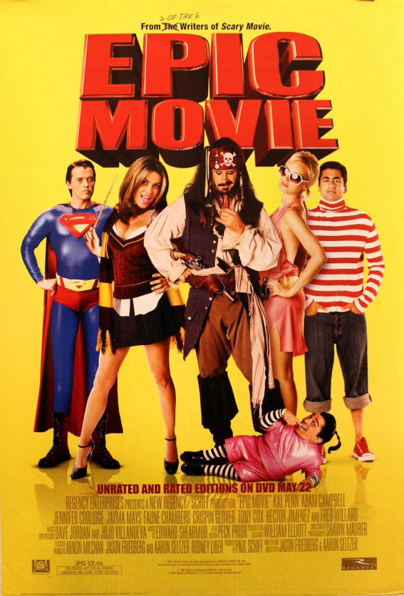 Epic Movie Vintage Concert Poster, Jan 26, 2007 at Wolfgang's