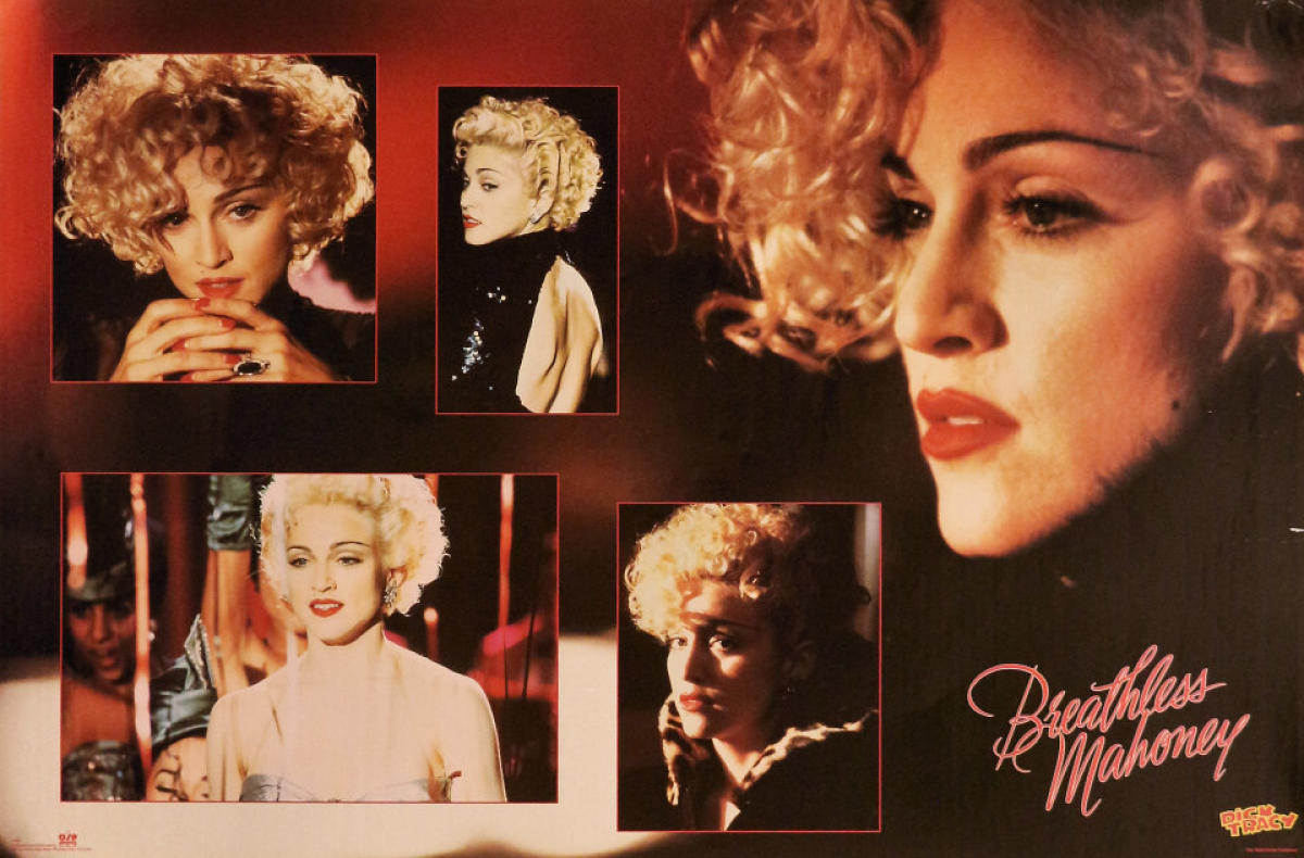 Breathless Mahoney Vintage Concert Poster, 1990 at Wolfgang's