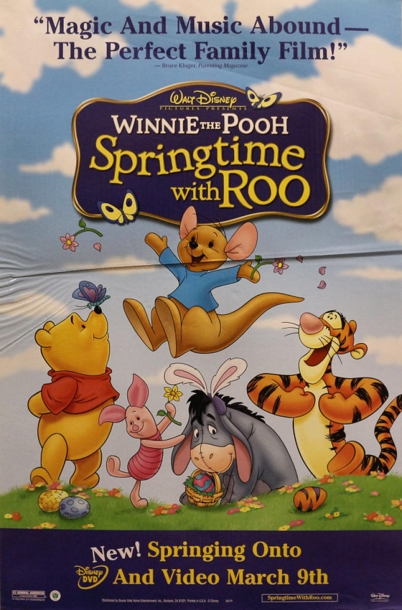 Winnie the Pooh: Springtime With Roo Vintage Concert Poster, Mar 8 ...
