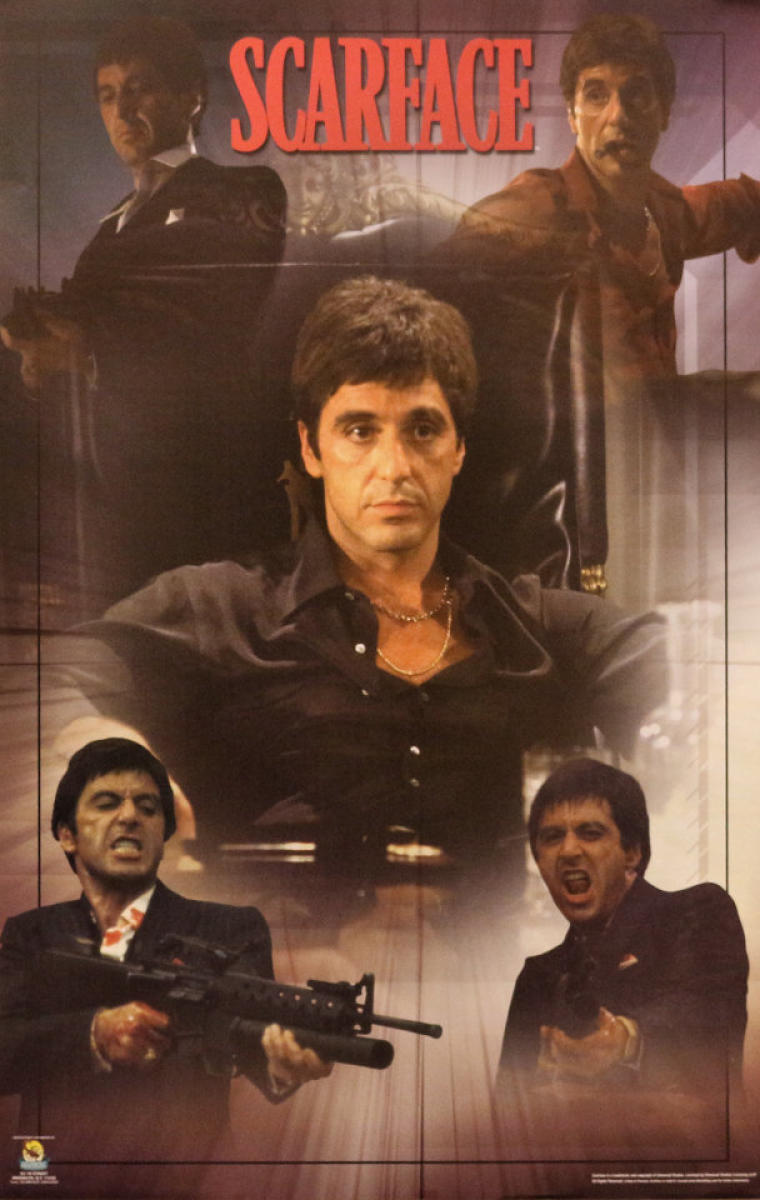Scarface Vintage Concert Poster, Dec 9, 1983 at Wolfgang's