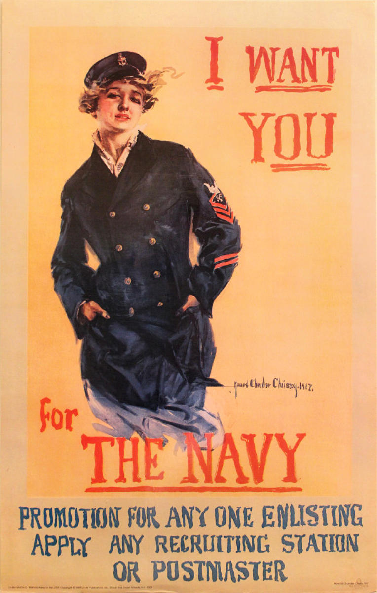 I Want You For The Navy Vintage Concert Poster, 1984 at Wolfgang's