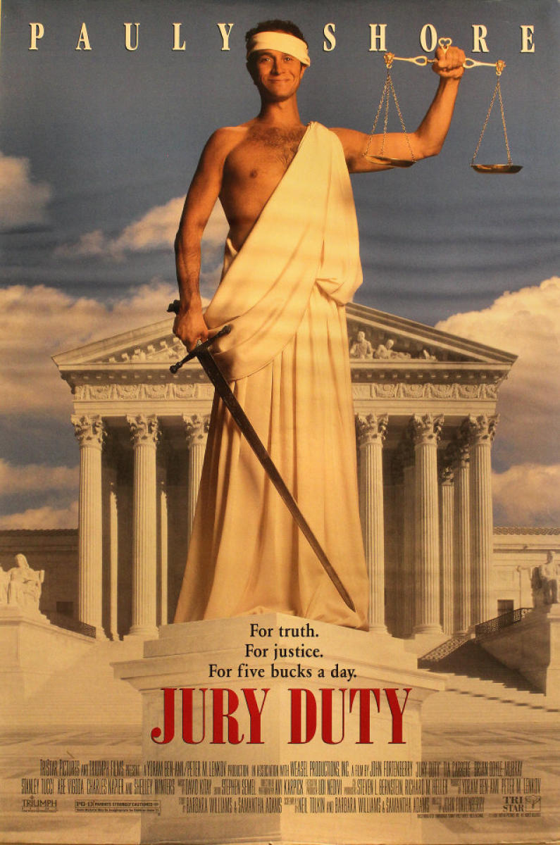 Jury Duty Vintage Concert Poster, Apr 12, 1995 at Wolfgang's