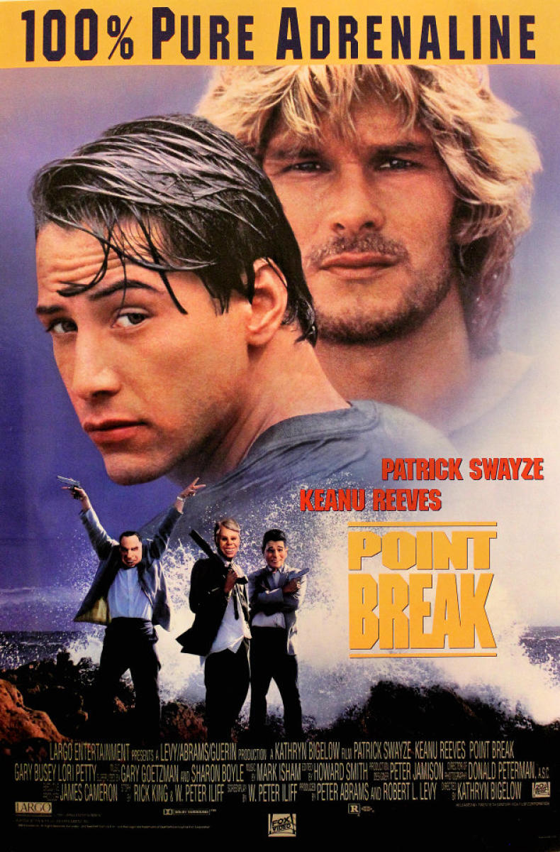 Point Break Vintage Concert Poster, Jul 12, 1991 at Wolfgang's