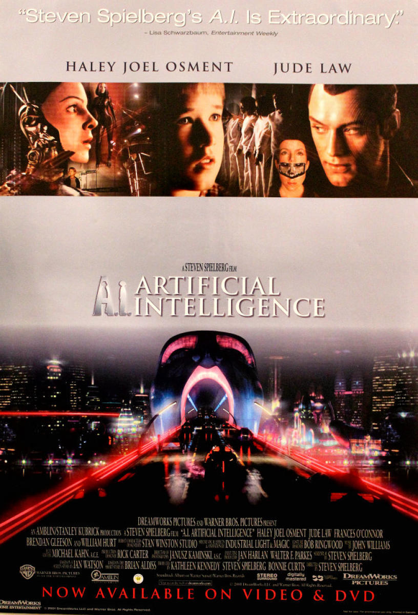 A.I. Artificial Intelligence Vintage Concert Poster, Jun 29, 2001 at ...