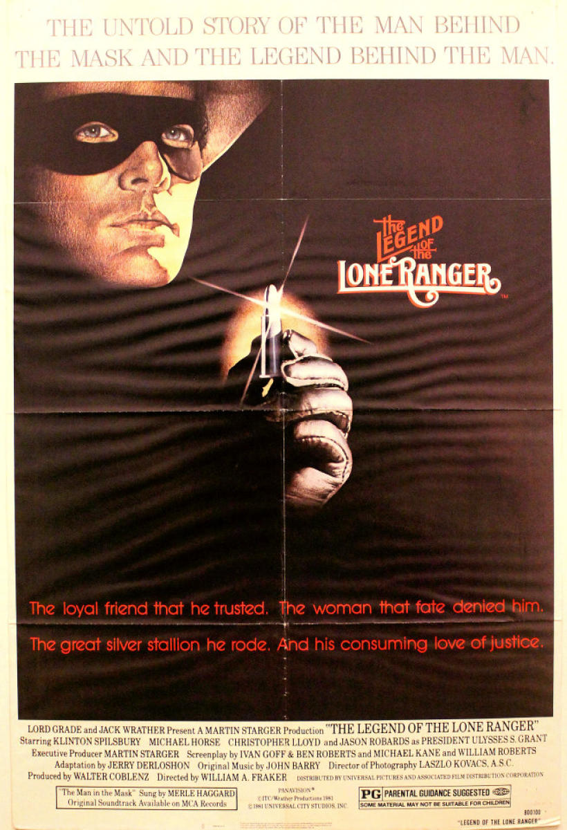 The Legend of the Lone Ranger Vintage Concert Poster, May 22, 1981 at ...