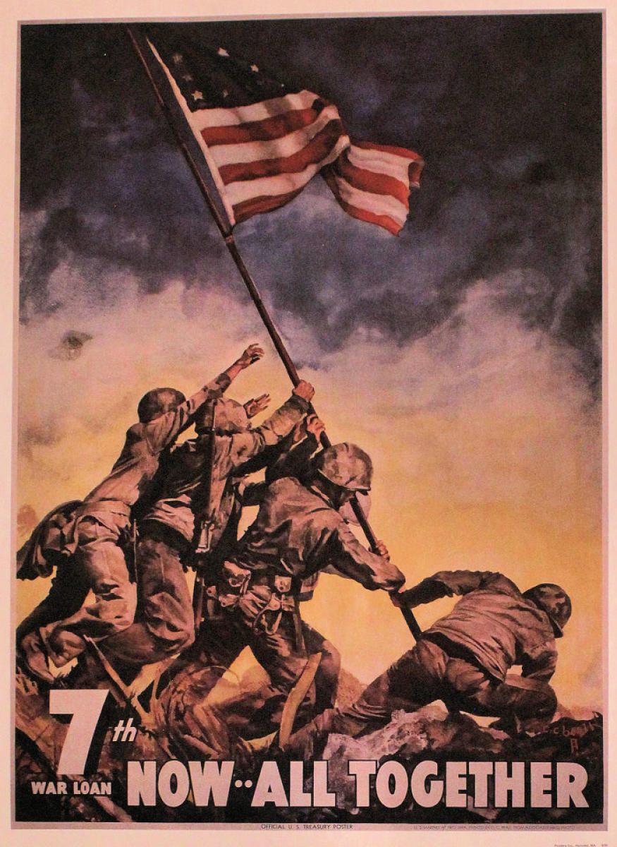 7th War Loan: Now - All Together Vintage Concert Poster at Wolfgang's