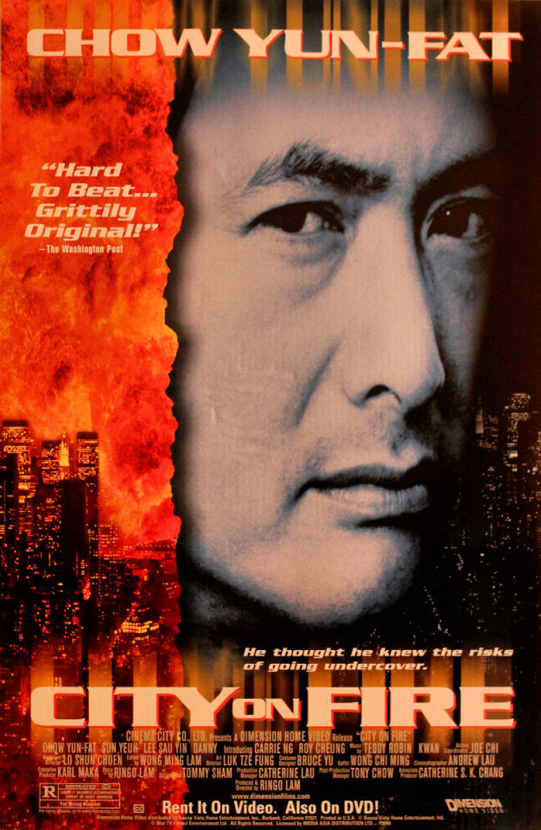 City on Fire Vintage Concert Poster, Oct 26, 1987 at Wolfgang's