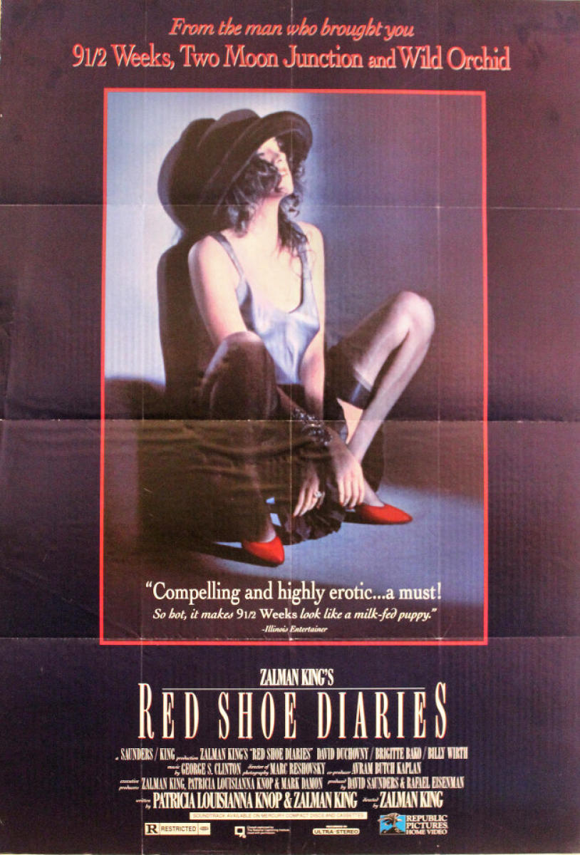 Red Shoe Diaries Vintage Concert Poster May 16 1992 At Wolfgangs