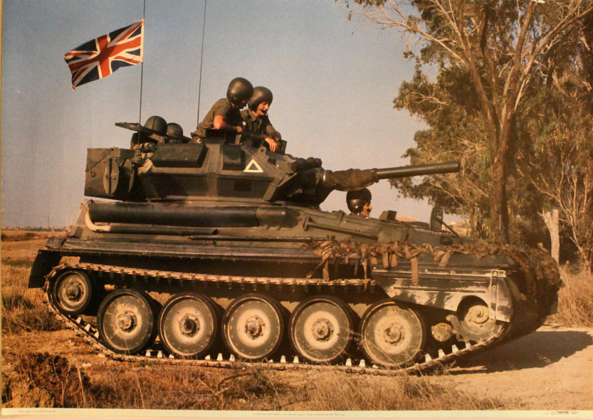 Scorpion Light Tank Vintage Concert Poster at Wolfgang's