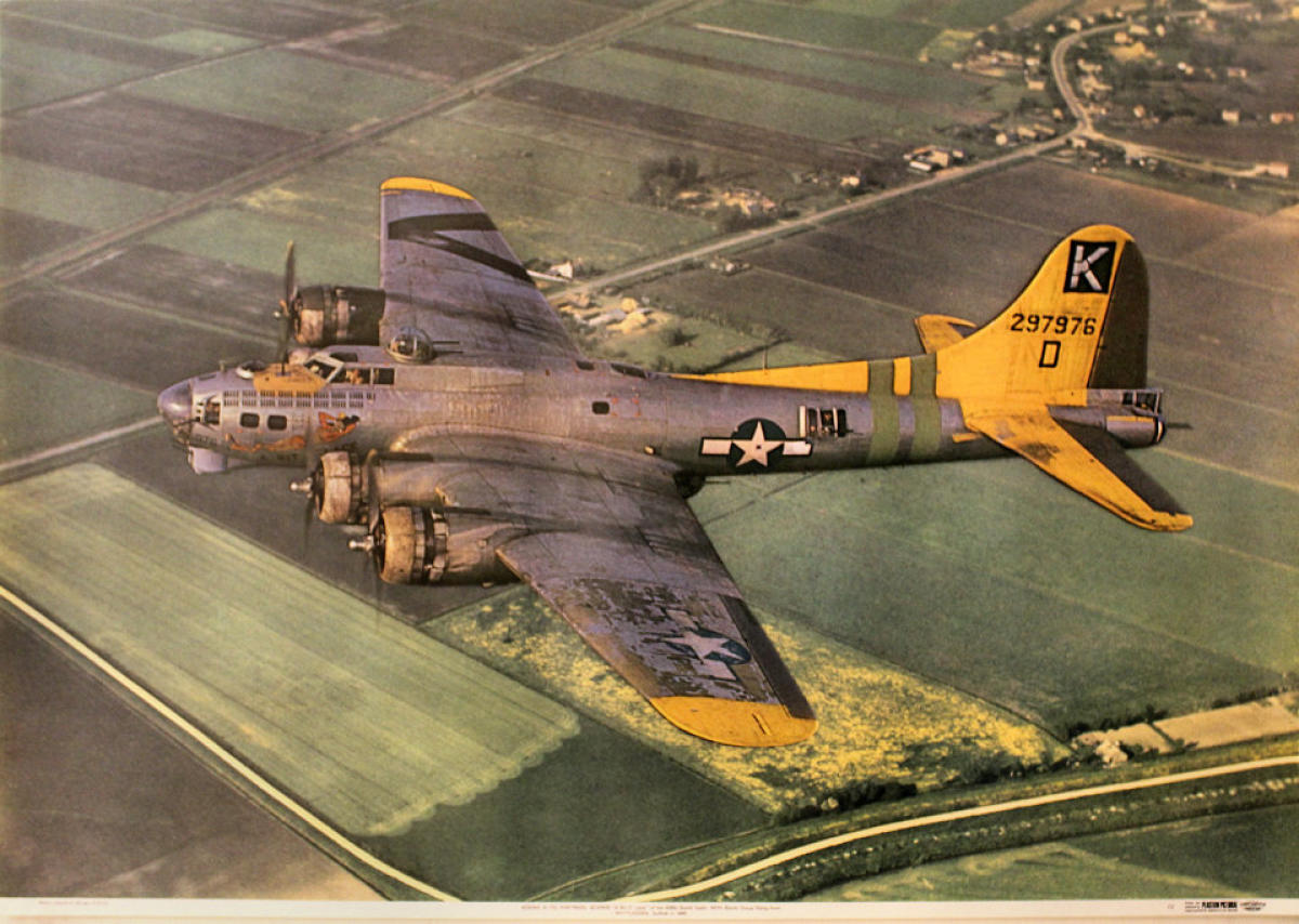 Boeing B-17G Fortress Vintage Concert Poster at Wolfgang's