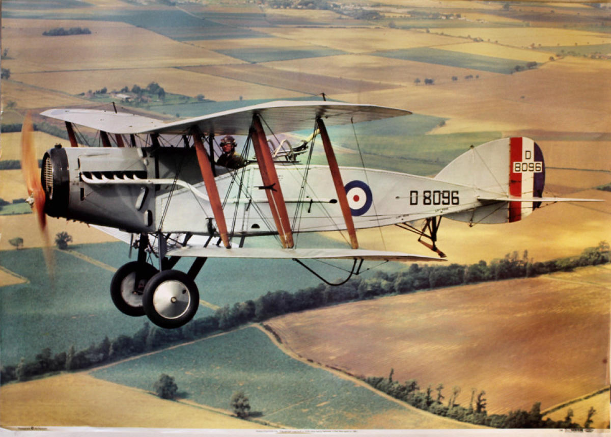 Bristol Fighter F2b Vintage Concert Poster at Wolfgang's