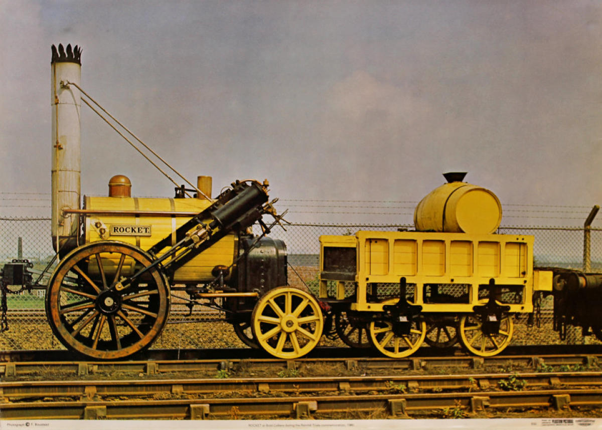 Rocket at Bold Colliery Vintage Concert Poster, 1980 at Wolfgang's