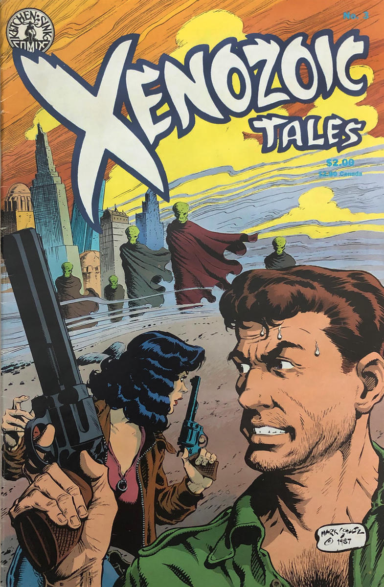 Kitchen Sink: Xenozoic Tales #3 Vintage Comic, 1987 at Wolfgang's